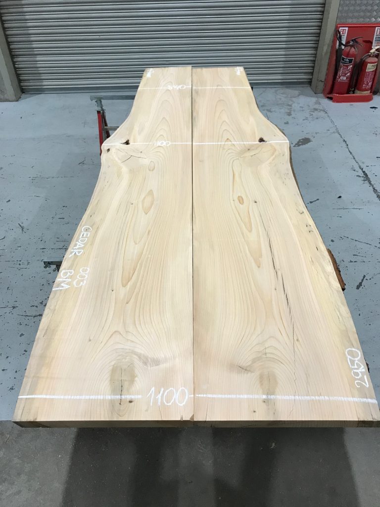 Cedar Book Matched Pair #003 ⁄ Elephant Timber Supplies