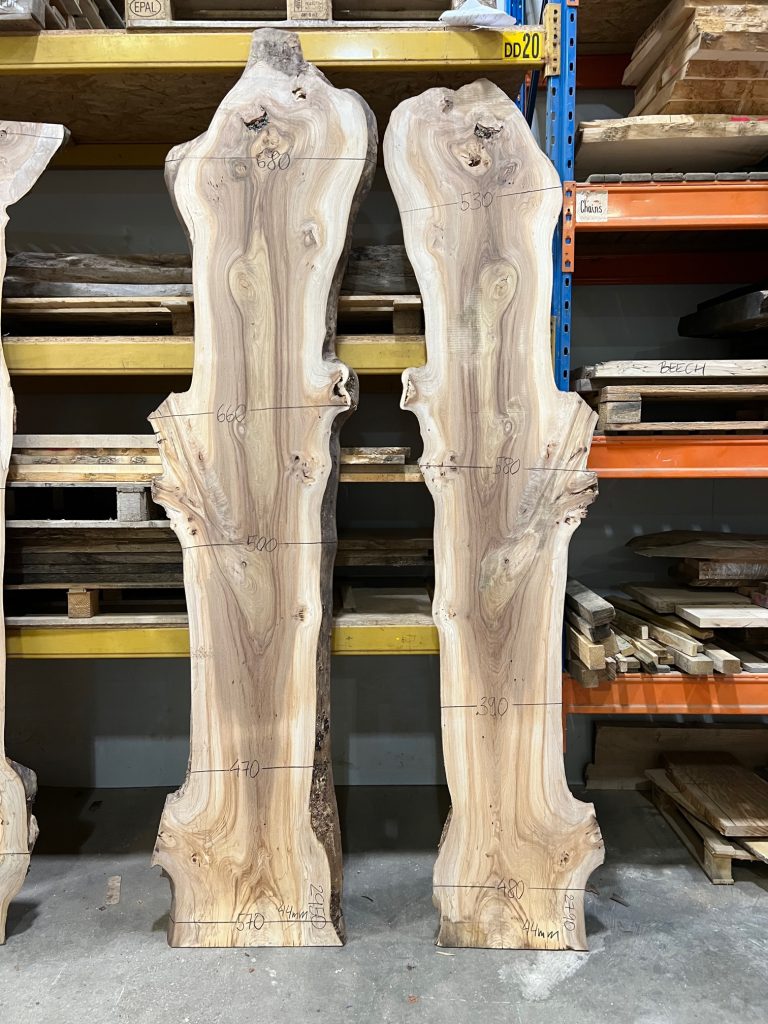 Elm Timber for sale, Kiln Dried, Rough Sawn sourced within East Sussex