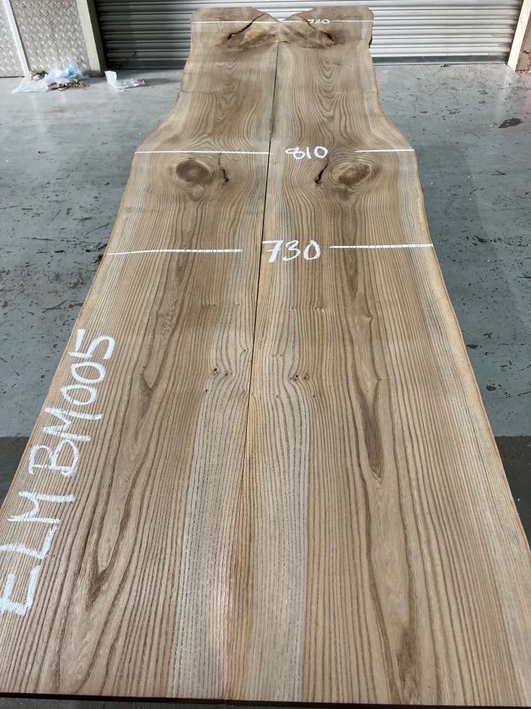 Elm Timber for sale, Kiln Dried, Rough Sawn sourced within East Sussex