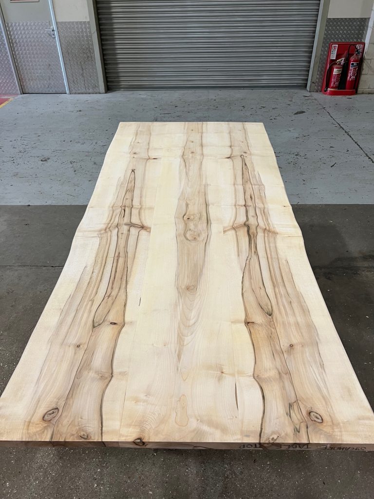 Sycamore Table Top with Live Edges Semi-Constructed ⁄ Elephant Timber ...