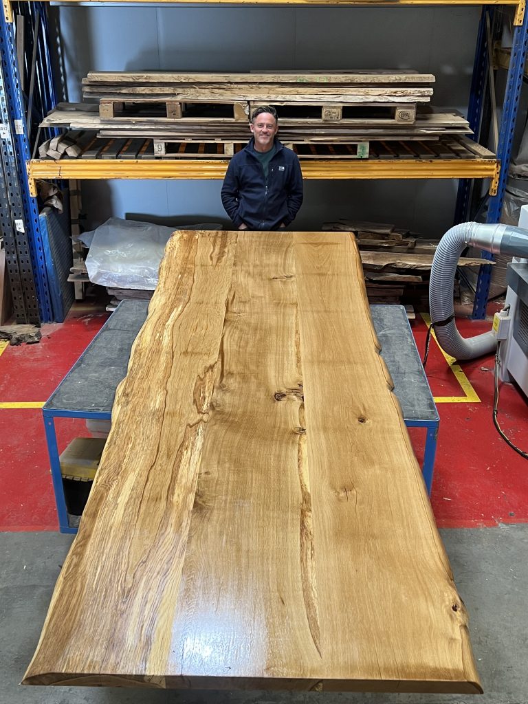Oak Table Top (Fully Finished) 3800mm x 1200mm ⁄ Elephant Timber Supplies