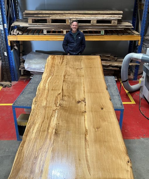 Timber Table Tops Fully Finished with Live/Wayne Edges 07941034822 ...