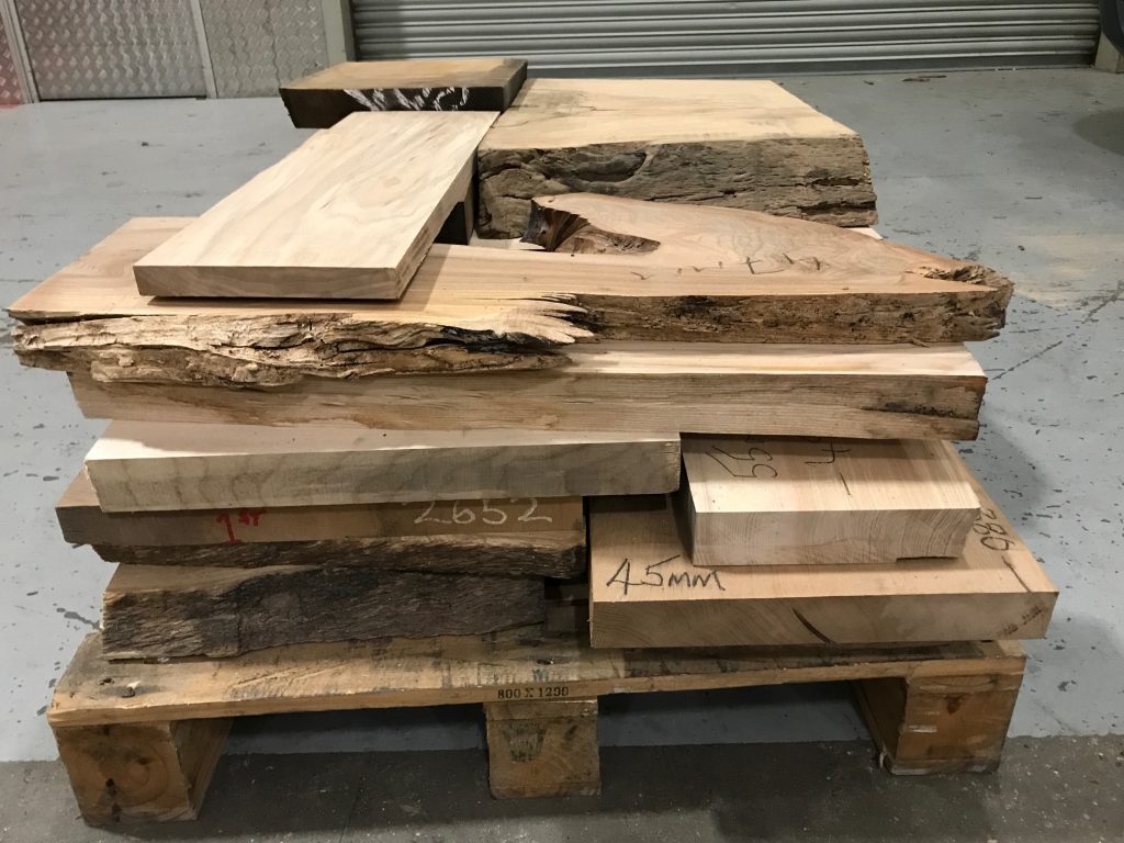Pallet of Hardwood Timber Offcuts ⁄ Elephant Timber Supplies