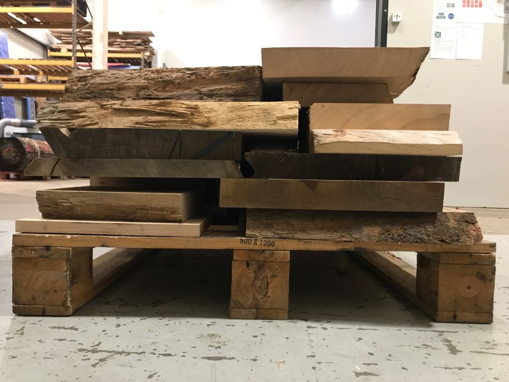 Pallet of Hardwood Timber Offcuts ⁄ Elephant Timber Supplies