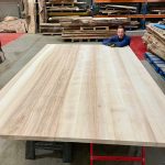 Large wood slabs from beautiful tree trunks