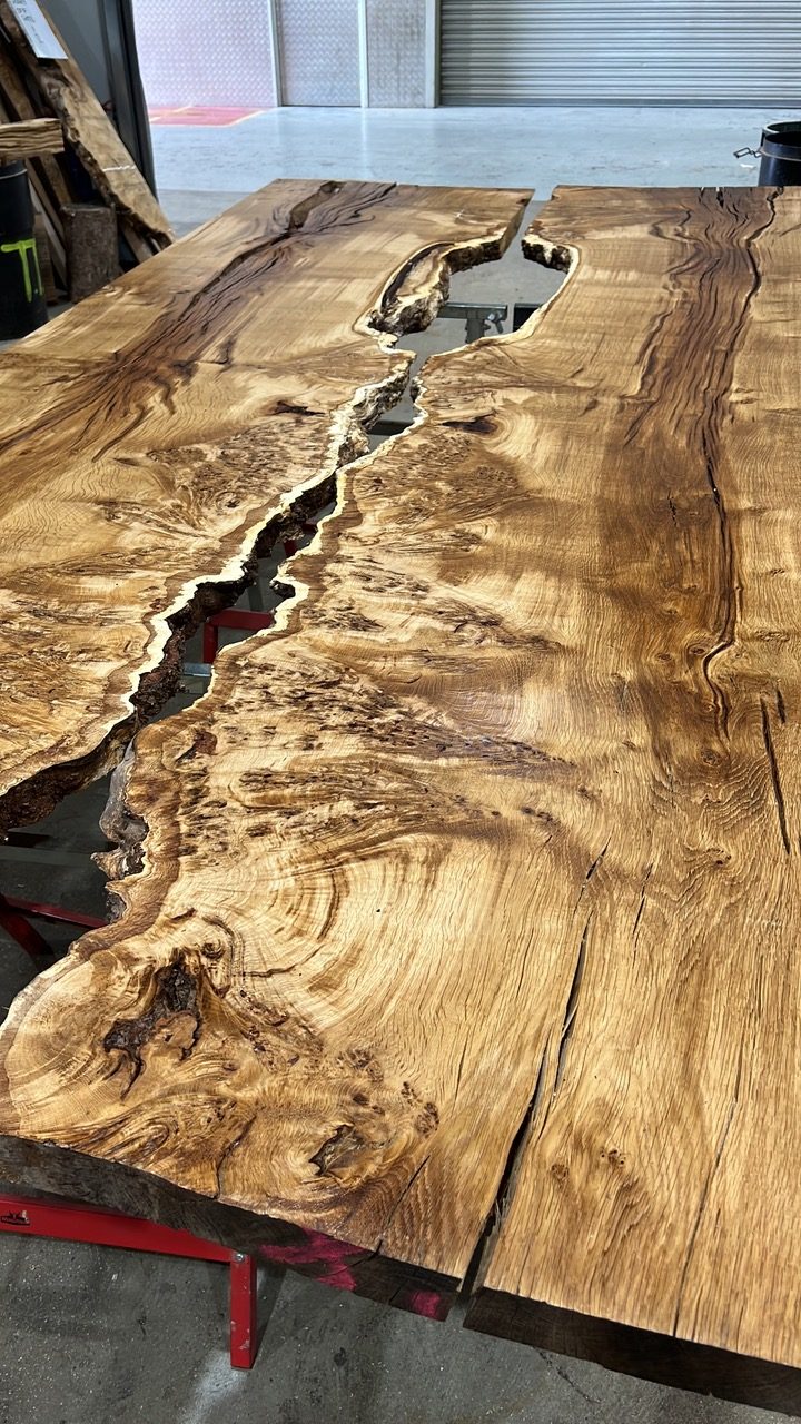 Live Edge Tables and Table Tops from Elephant Timber