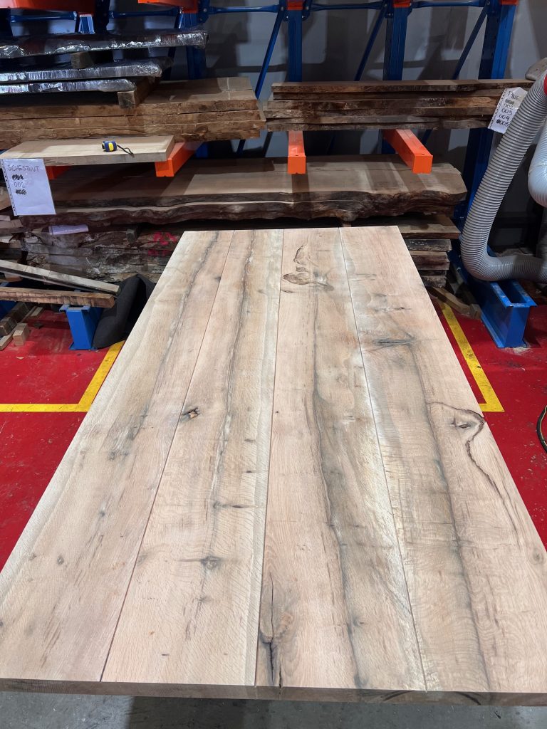 Rustic Oak Table Top #TT005 (Reserved for Jenny) ⁄ Elephant Timber Supplies