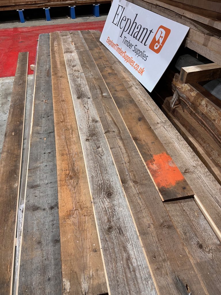Reclaimed Barn Cladding with Tongue and Groove ⁄ Elephant Timber Supplies